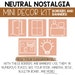 Neutral Nostalgia Mini Decor Kit, Retro Classroom Decor, Groovy ...