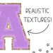 Retro Varsity Bulletin Board Letters, Letter Clipart, Printable ...