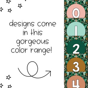 Tropical Number Posters, Number Posters With Ten Frames, Ten Frame ...