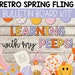 Groovy Retro Spring Easter Bulletin Board Kit, Spring Bulletin Board ...