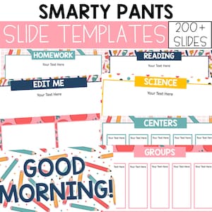 Back to School Slide Templates, End of Year Slides, Classroom Decor ...