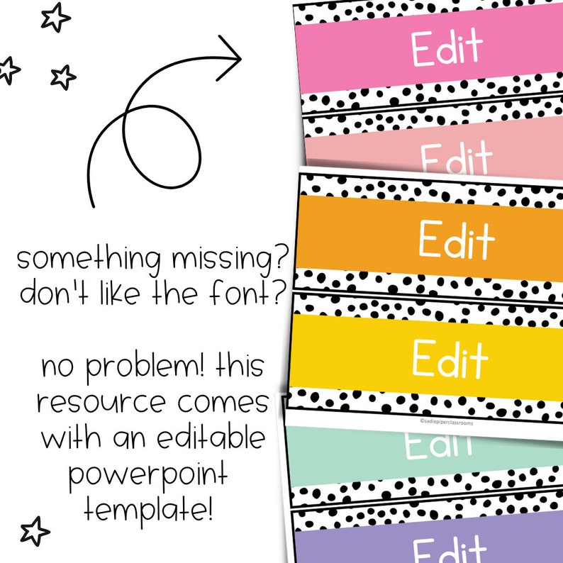 Editable Daily Schedule Display for Classroom, Daily Schedule Cards ...