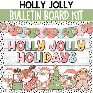 Retro Groovy Christmas Bulletin Board, Winter Classroom Decor, Vintage ...