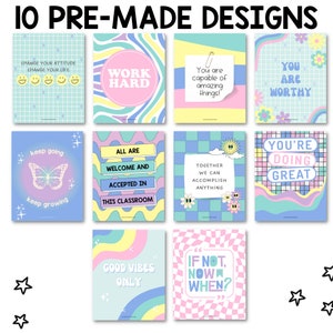 Retro Groovy Classroom Posters, Y2k Classroom Decor, Nostalgic ...