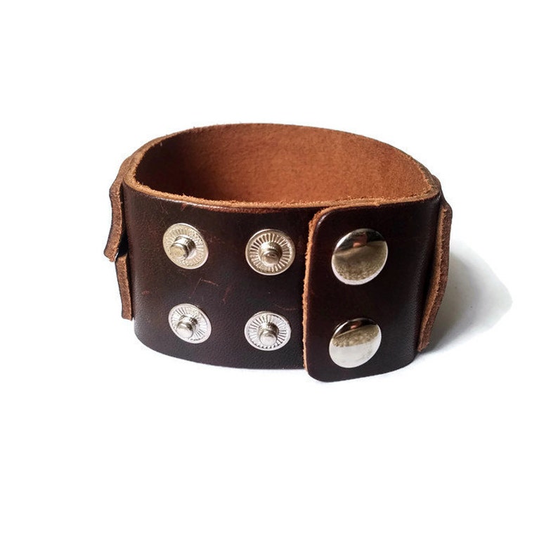 Brown Braided Thick Leather Arm Cuff Bracelet Mens Bracelet - Etsy Canada