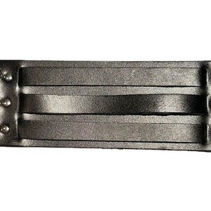 Large Black Leather Arm Cuff for Men, Leather Gifts for Him, Wide ...