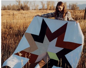 PDF Trailing Star Quilt Pattern by Lindlee Smith of Plains and Pine Digital Download 5 Sizes - Etsy