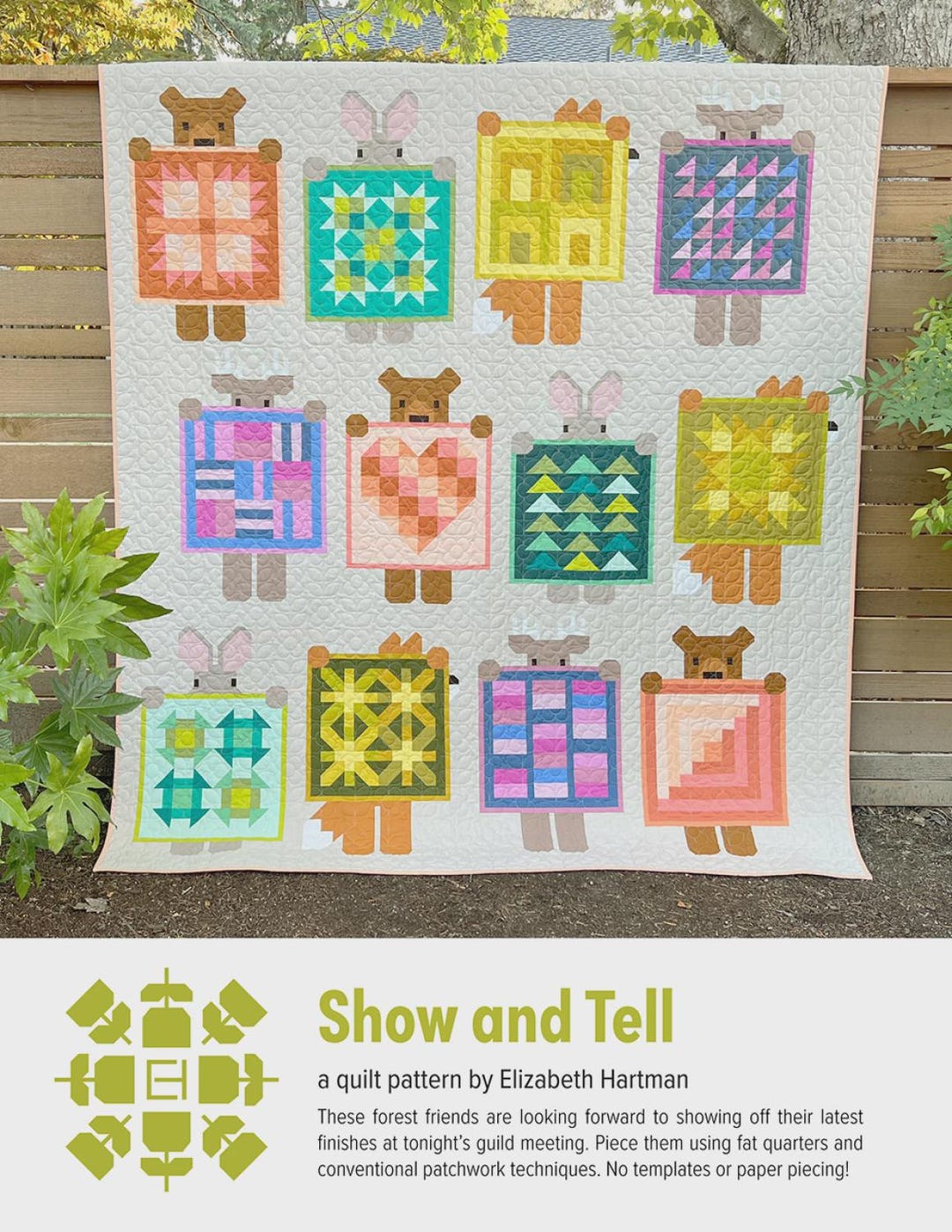 Show and Tell Quilt Pattern EH083 From Elizabeth Hartman - Etsy UK