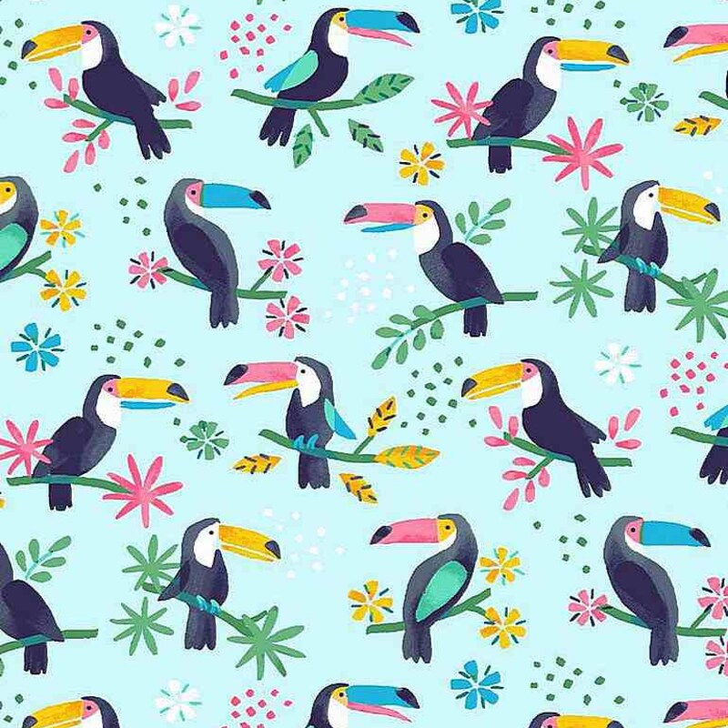 Toucan Fabric - Etsy