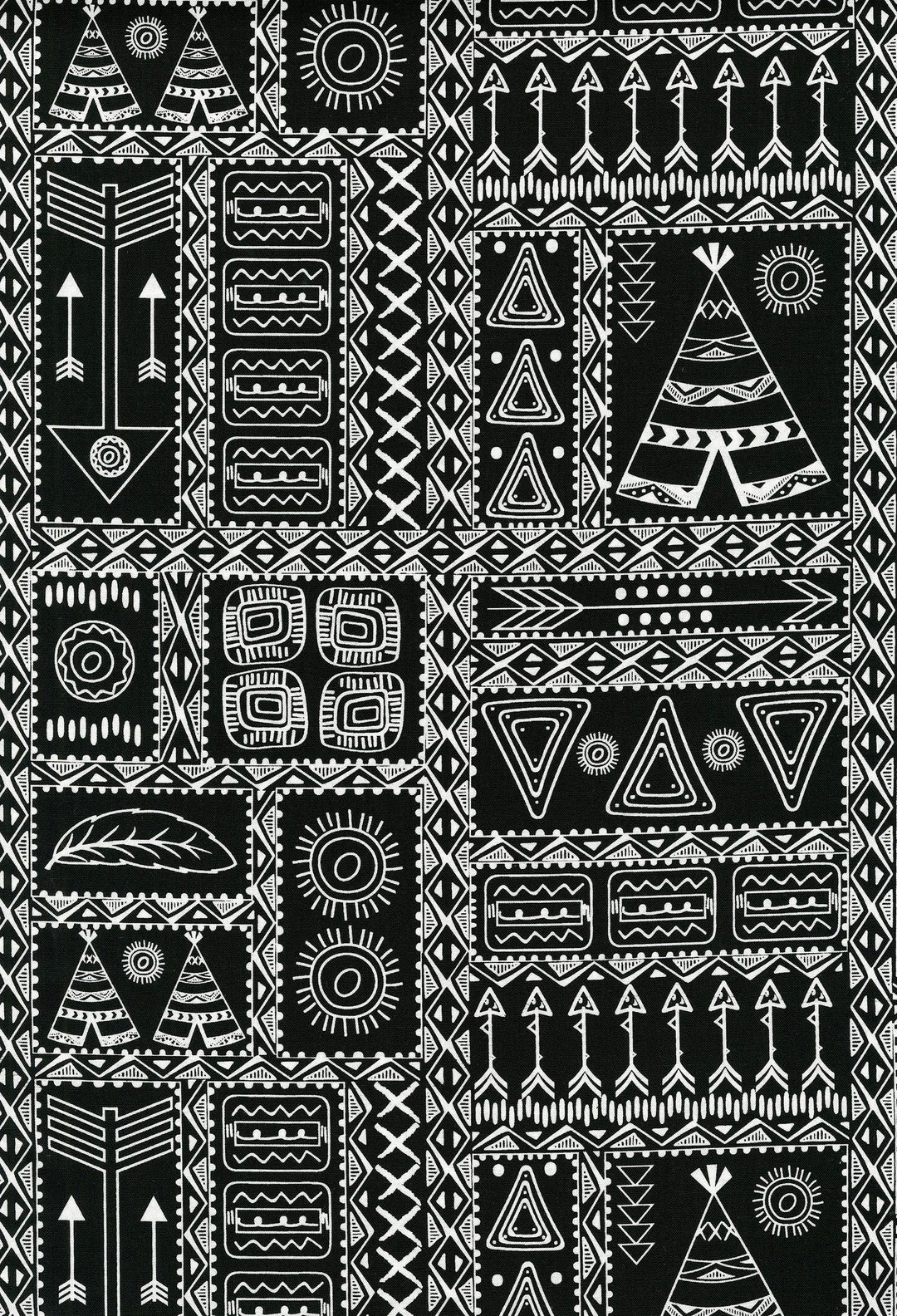 Pow Wow Wow! Patchwork Symbols by RJR Fabric - Etsy