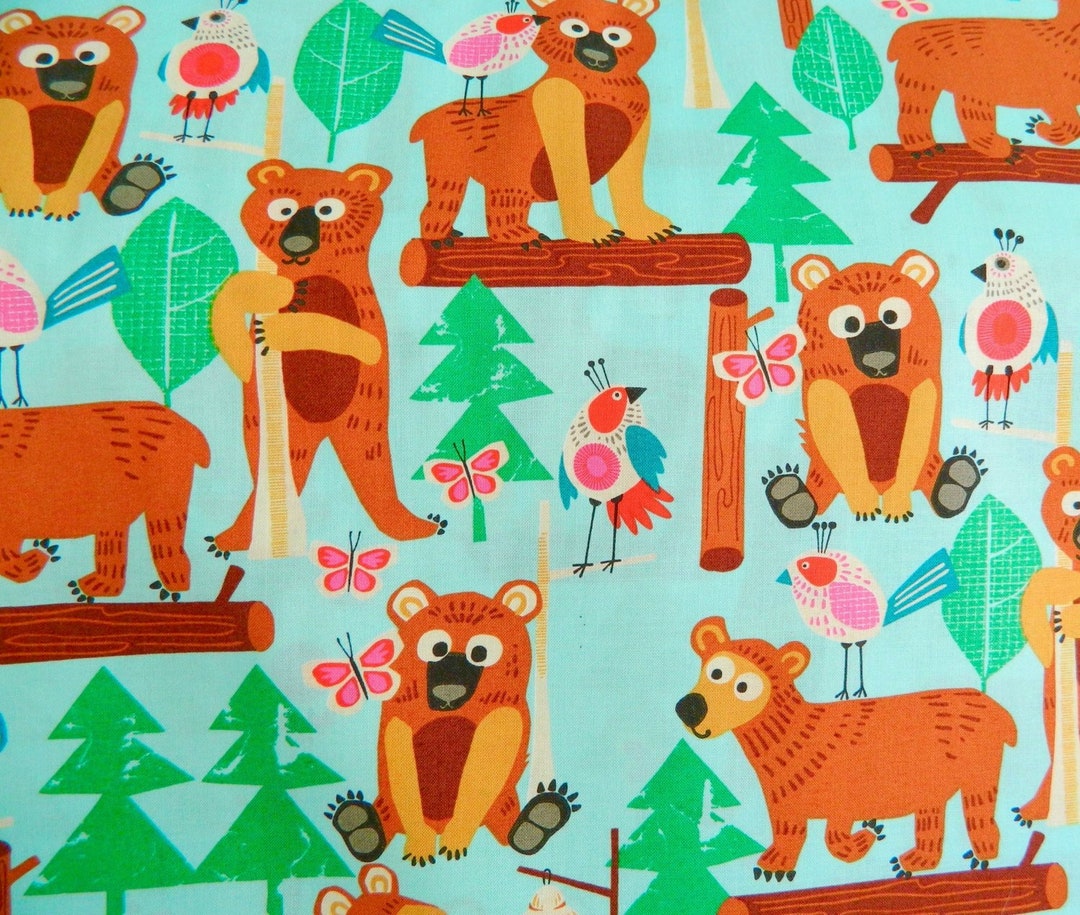 Bearly There Alexander Henry Fabrics - Etsy