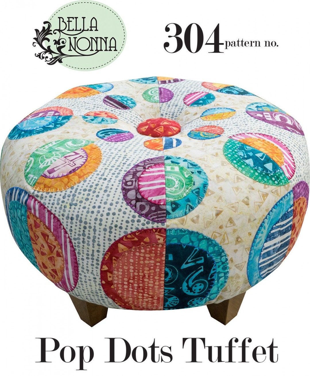 Pop Dots Tuffet Pattern BN304 From Bella Nonna Design Studio - Etsy