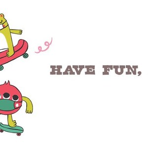 Have Fun Stay Safe Monsters Pink by Paintbrush Studios - Etsy