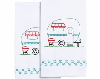 Happy Camper hand Embroidery PATTERN BR258 - Etsy