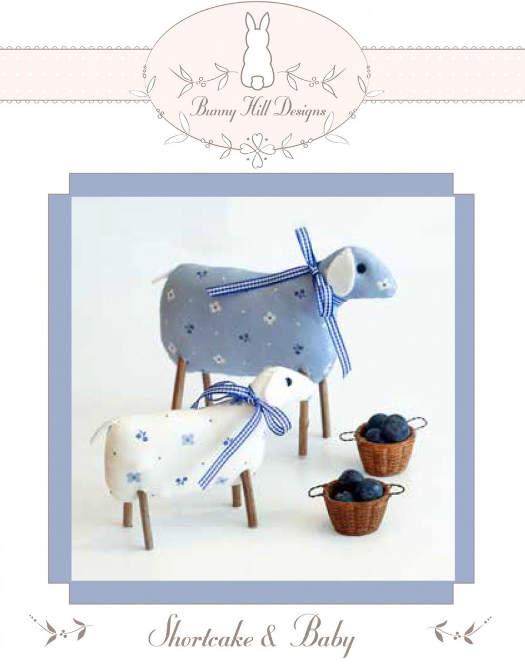 Shortcake & Baby Lambs Sheep A Bunny Hill Petite Pattern BHD2196 From Bunny Hill Designs - Etsy