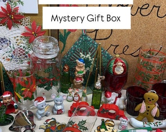 Vintage Christmas Mystery Box Personalized Bundle, Christmas/holiday ...
