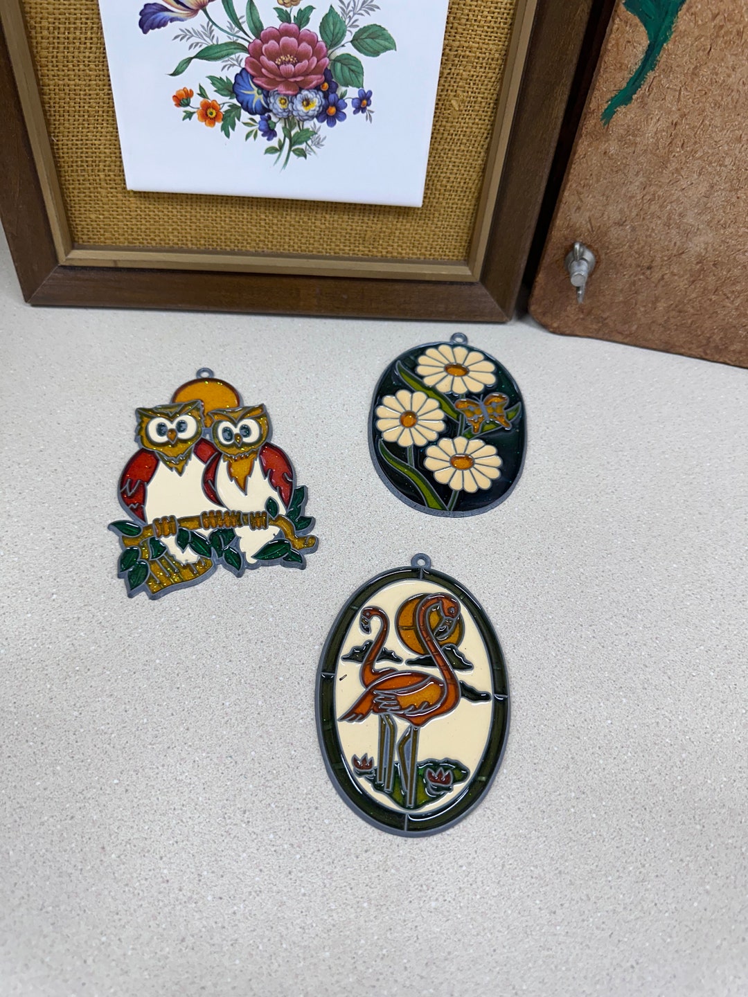 Vintage Sun Catchers Window Clings Home Decor Cottagecore YOUR CHOICE ...