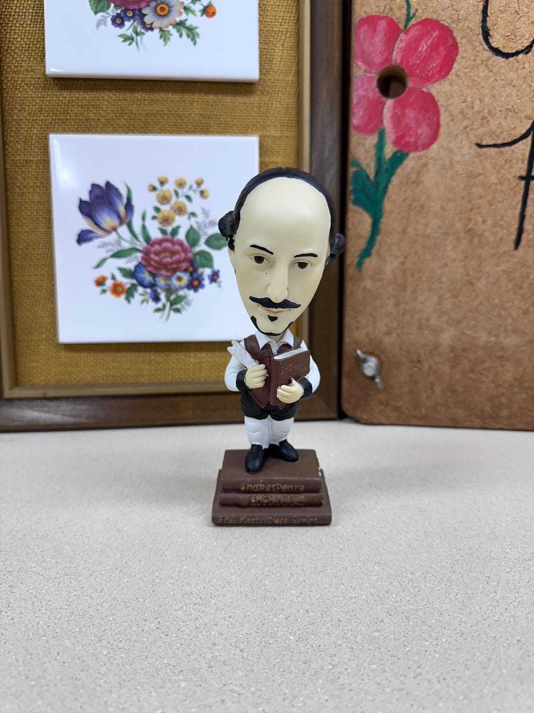 Vintage Shakespeare Bobble Head Figurine Statue Ceramic Retro Decor - Etsy