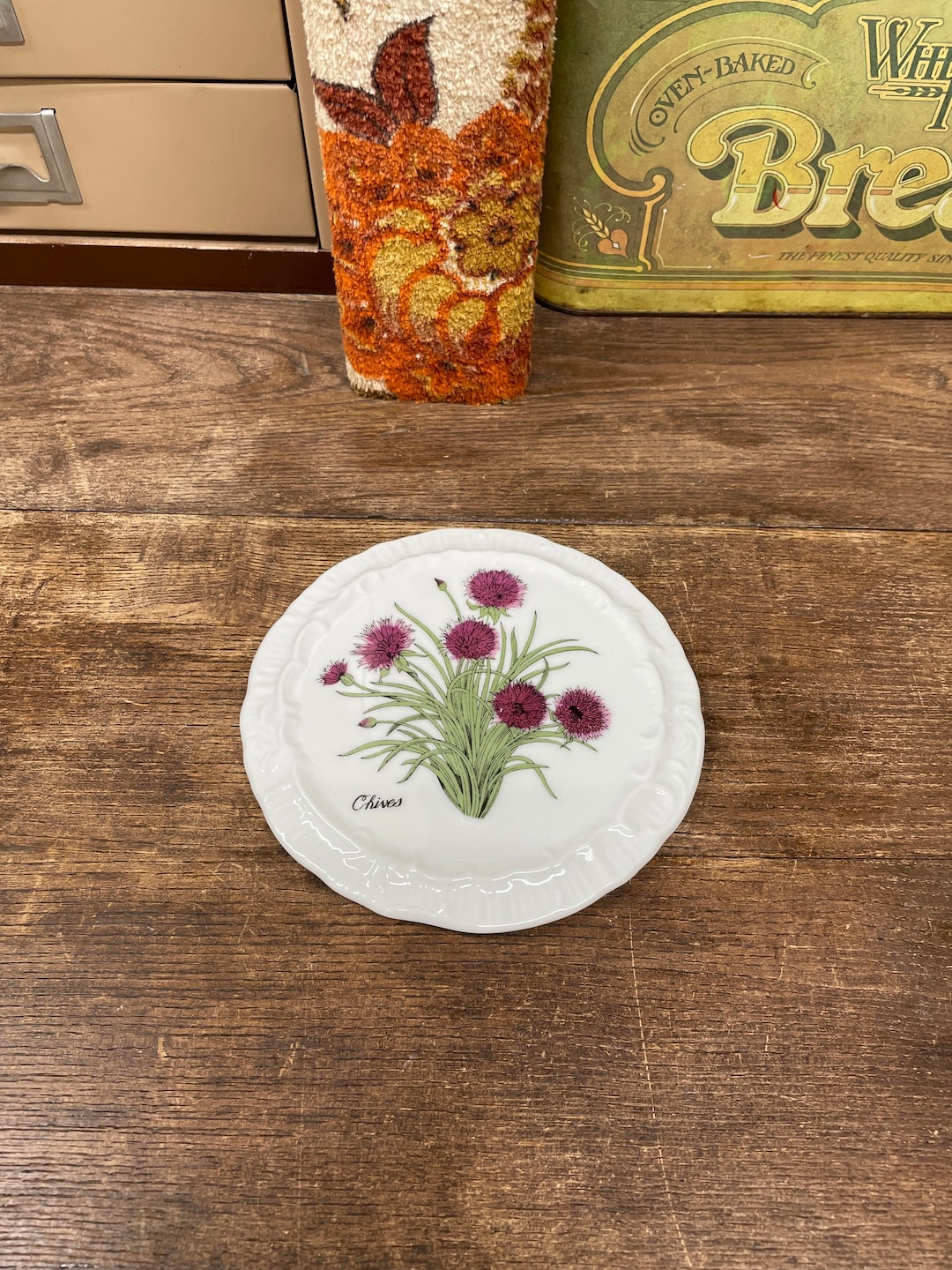 Vintage Hot Plate Wall Decor Chives Japan - Etsy