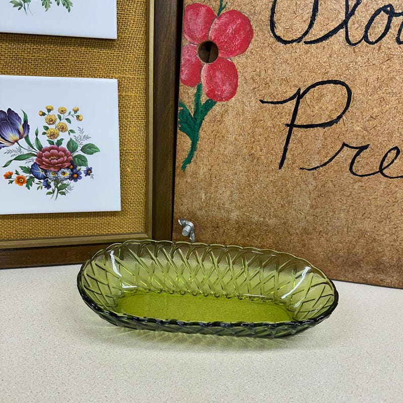 Olive Pattern Serving Dish - Etsy