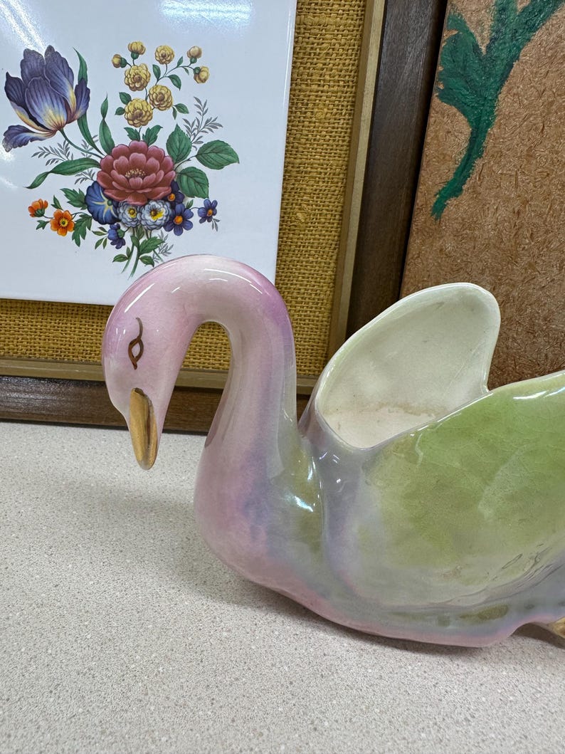 Vintage Swan Planter Pot Indoor Outdoor Plant Vessel- SEE DETAILS - Etsy