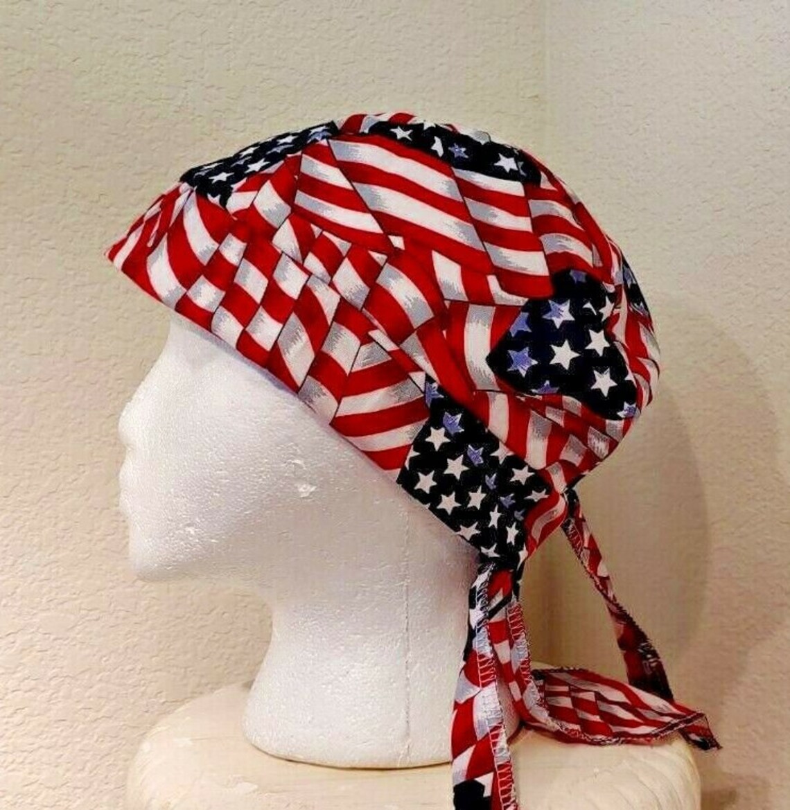 American Flag Welding Welders Hat Surgeon Caps Doo Rag | Etsy