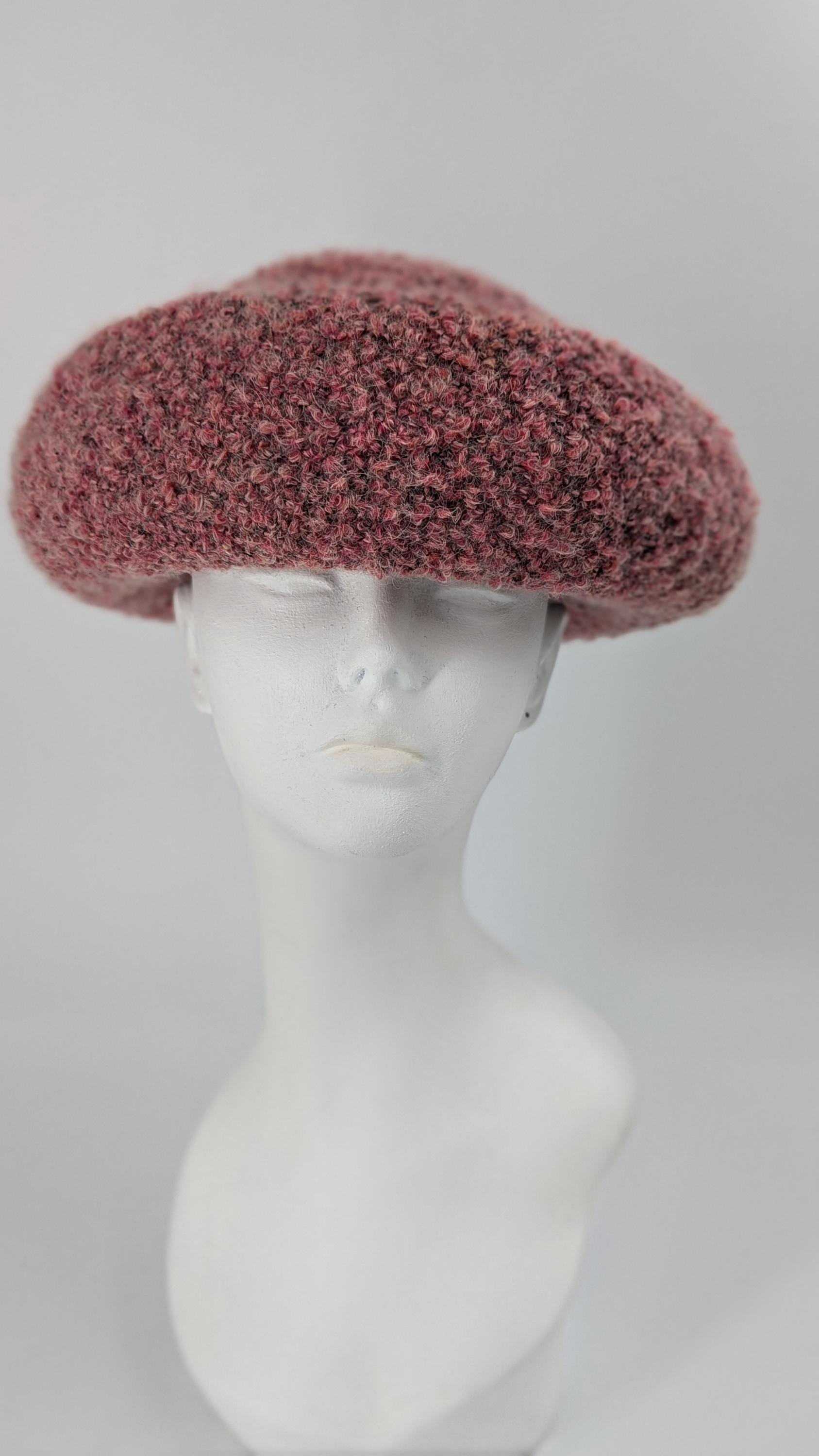 MOD HAT, 60s Style Hat, Bumper Brim Hat, Wool Hat, Breton Hat - Etsy