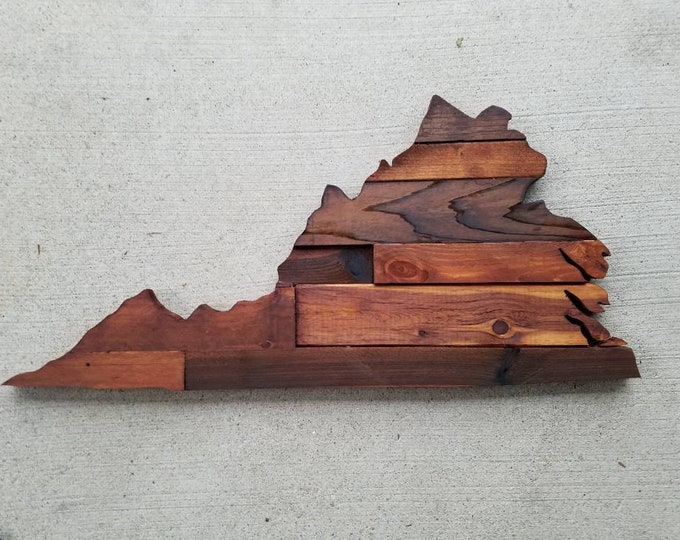 Virginia Wood Sign Virginia Rustic Wood Sign Wooden Virginia - Etsy