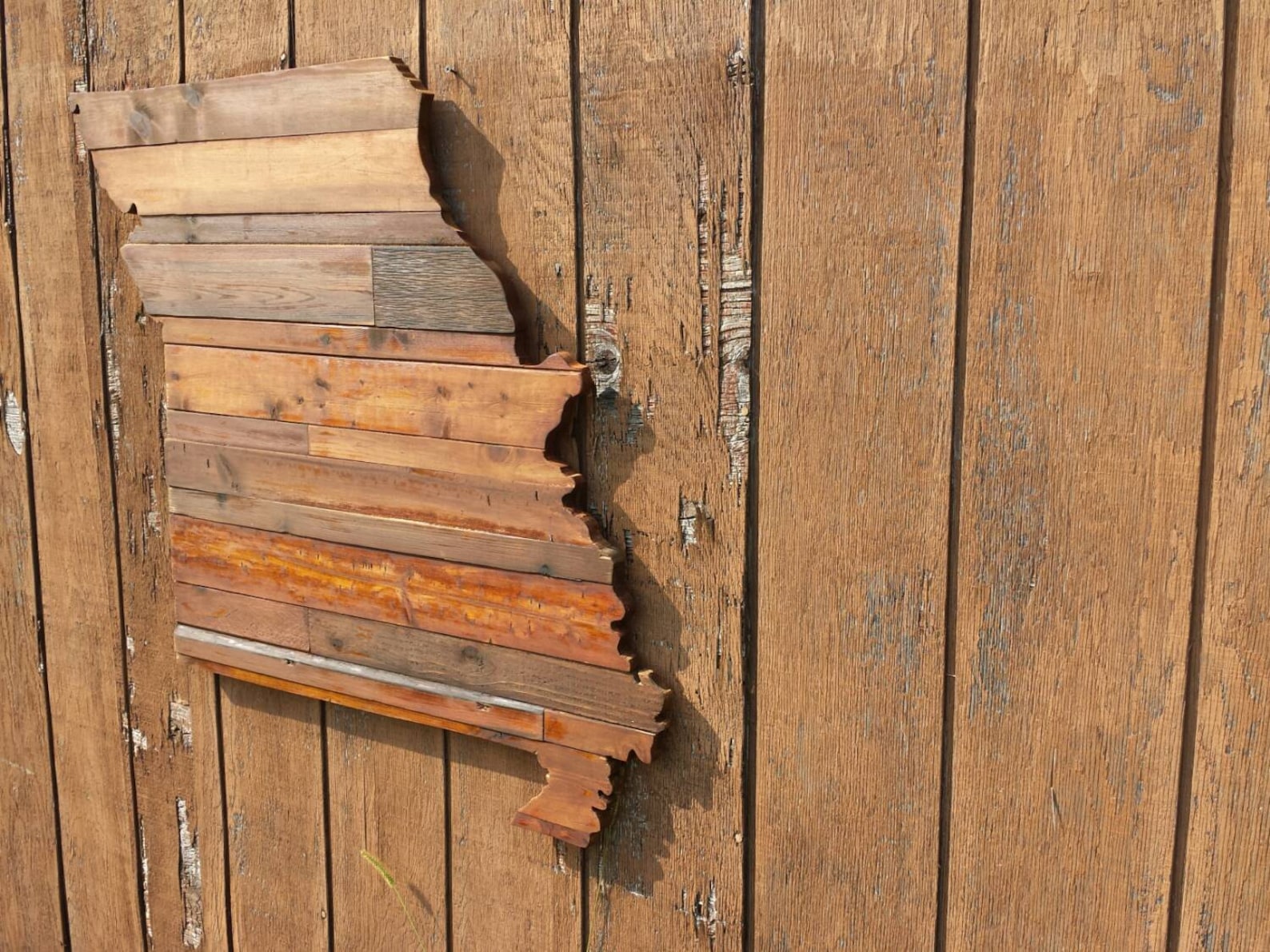 Rustic Wood State Cut Out Large State Cutout Wood State | Etsy