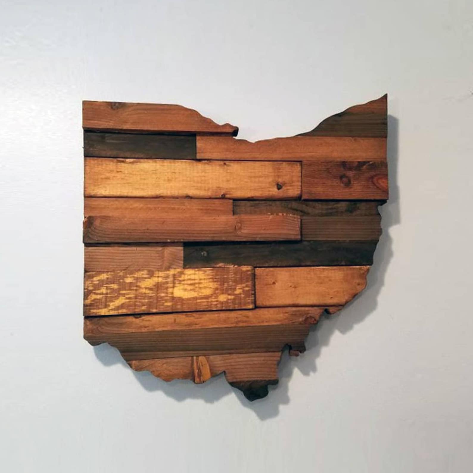 Ohio Rustic Wood State Cut Out Wood Art Sign Ohio Wood Sign - Etsy