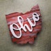 Ohio Sign Script Ohio Ohio State Ohio Wood Sign Ohio Art - Etsy