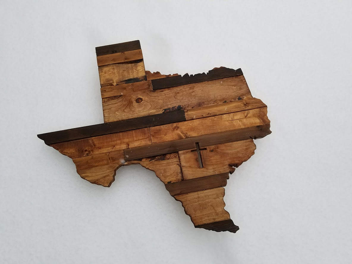 Texas Rustic Wood State Cut Out Wooden Texas Sign Rustic | Etsy