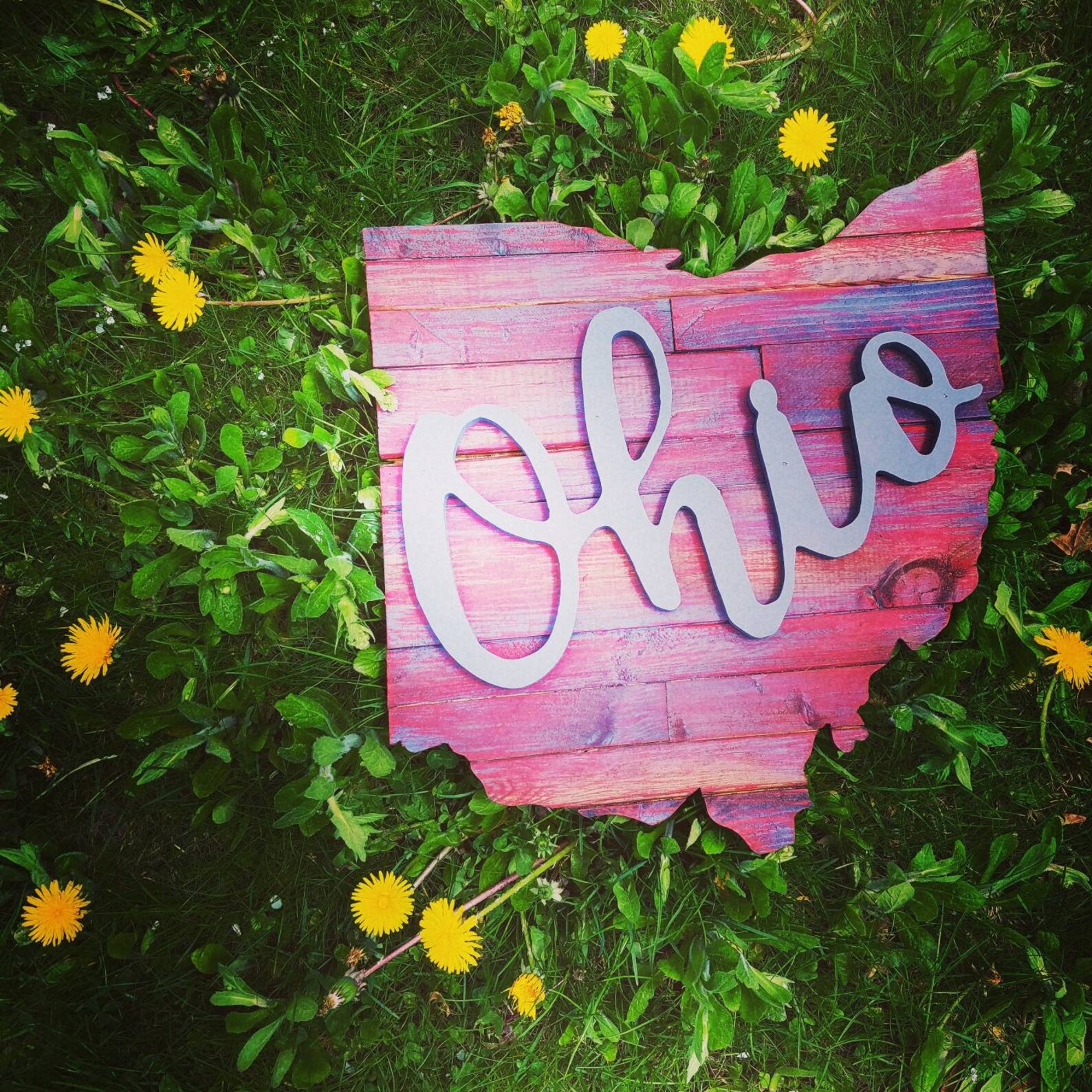 Ohio Sign Script Ohio Ohio State Ohio Wood Sign Ohio Art - Etsy
