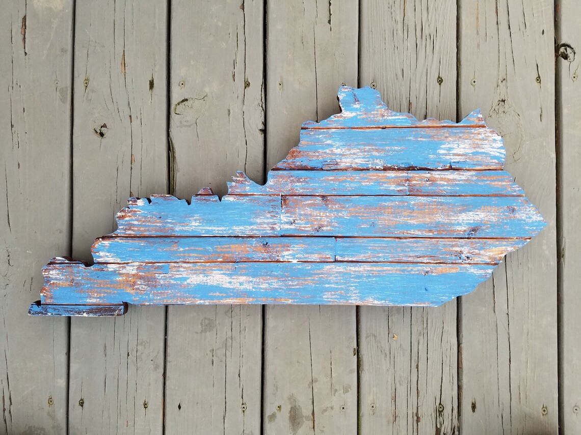University of Kentucky Reclaimed Wood Sign. Rustic Kentucky - Etsy