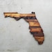 Florida Sign, Wood Florida State Sign Wall Art Decor, Large Home State ...