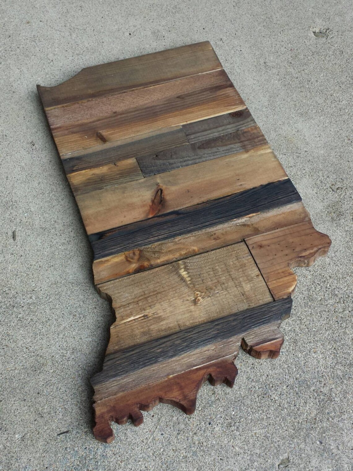 Indiana Wood Sign Indiana Rustic Wood State Cutout Indiana - Etsy