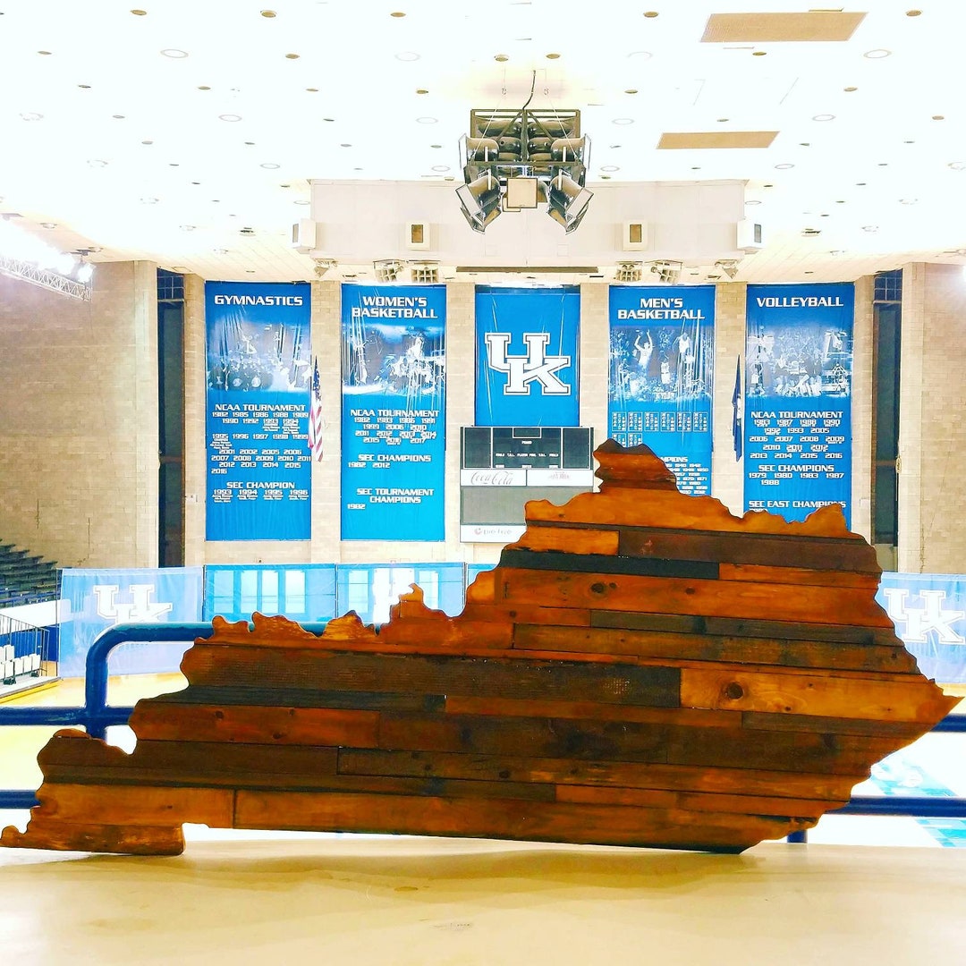 Large Wood Kentucky Sign, Rustic Kentucky Wall Art, Reclaimed Wood ...