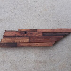 Tennessee Rustic Wood State Cut Out, Wooden Tennessee State Outline ...