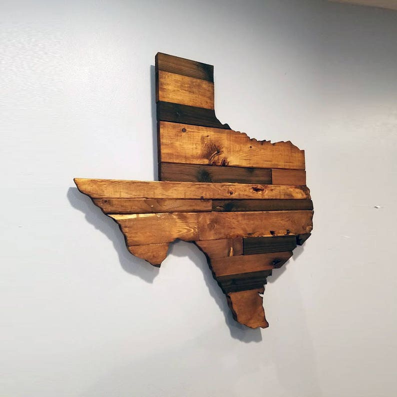 Texas Rustic Wood State Cut Out Wooden Texas Sign Rustic - Etsy