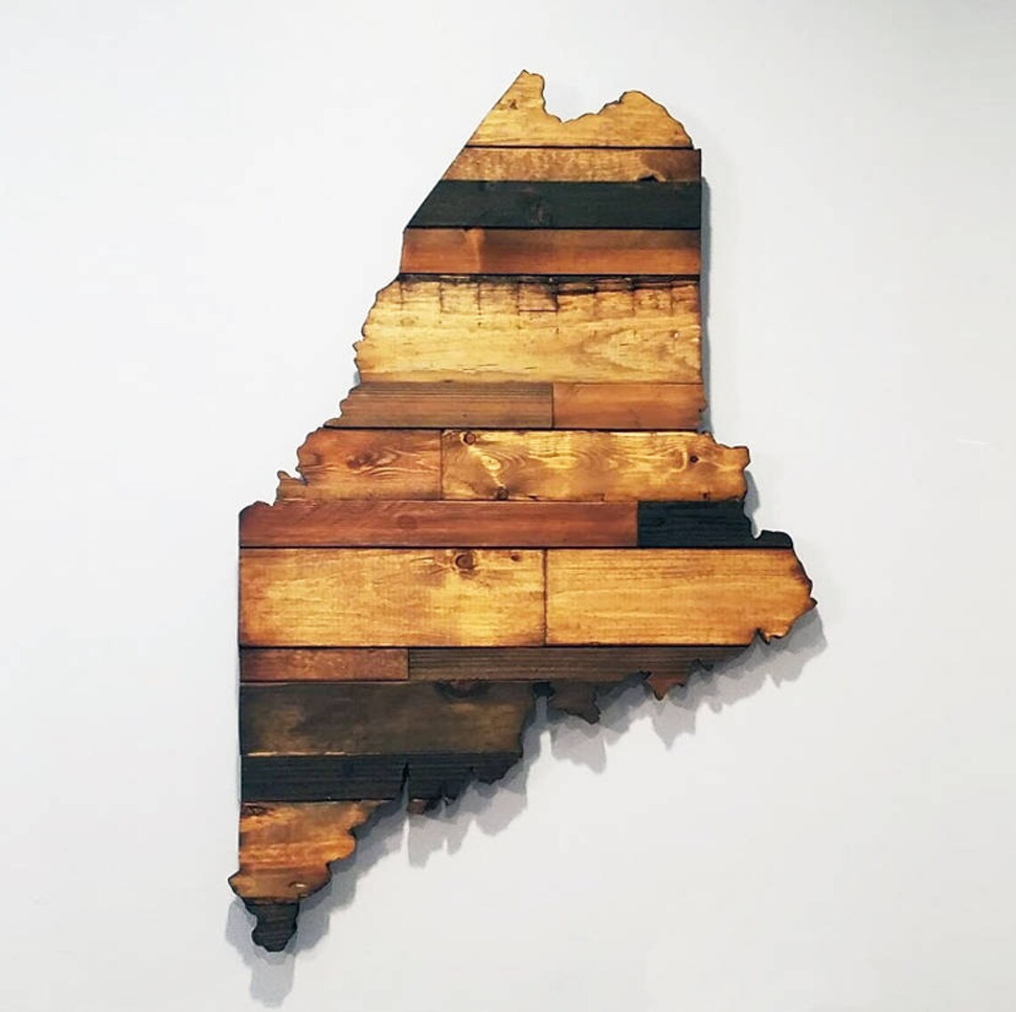 Rustic Wood State Cut Out Large State Cutout Wood State | Etsy