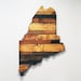 Rustic Wood State Cut Out, Large State Cutout, Wood State Outline ...