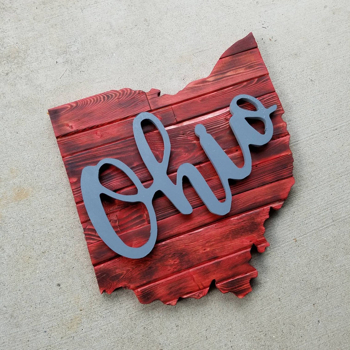 Ohio Sign Script Ohio Ohio State Ohio Wood Sign Ohio Art - Etsy