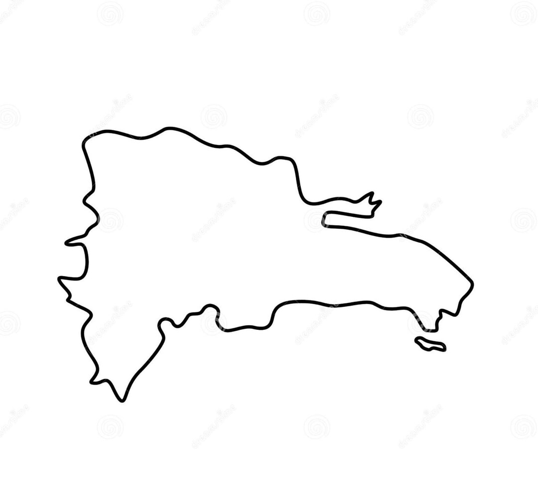 Dominican Republic Rustic Wood State Cut Out Dominican - Etsy