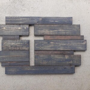Large Wood Cross Wall Decor, Gray Wood Cross Wall Art, Rustic Gray Wood ...