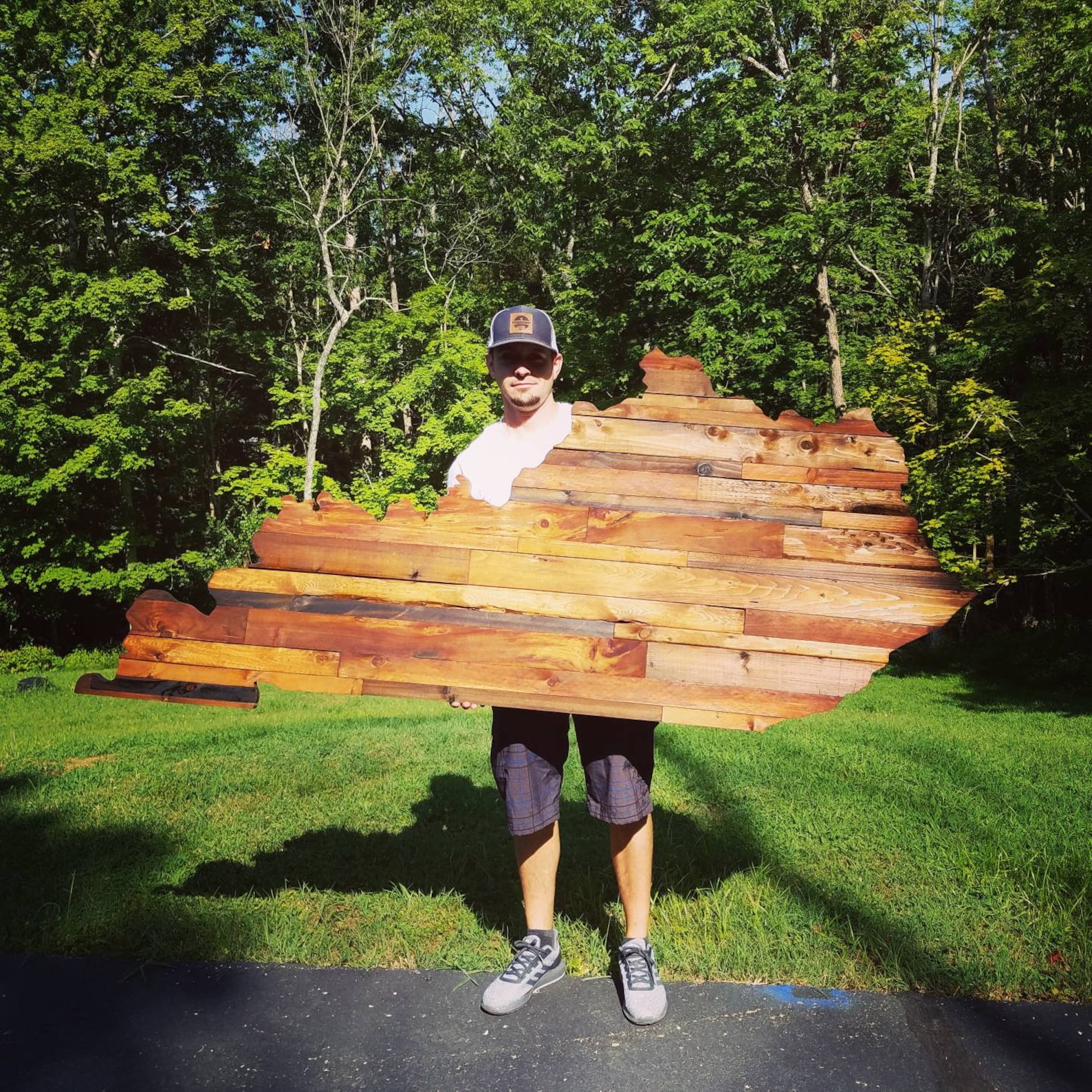Kentucky Rustic Wood State Cut Out Wooden Kentucky State - Etsy