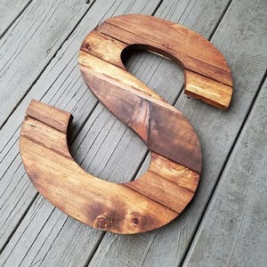 Large Wood Letters, Rustic Letter Cutout, Custom Wooden Wall Decor ...