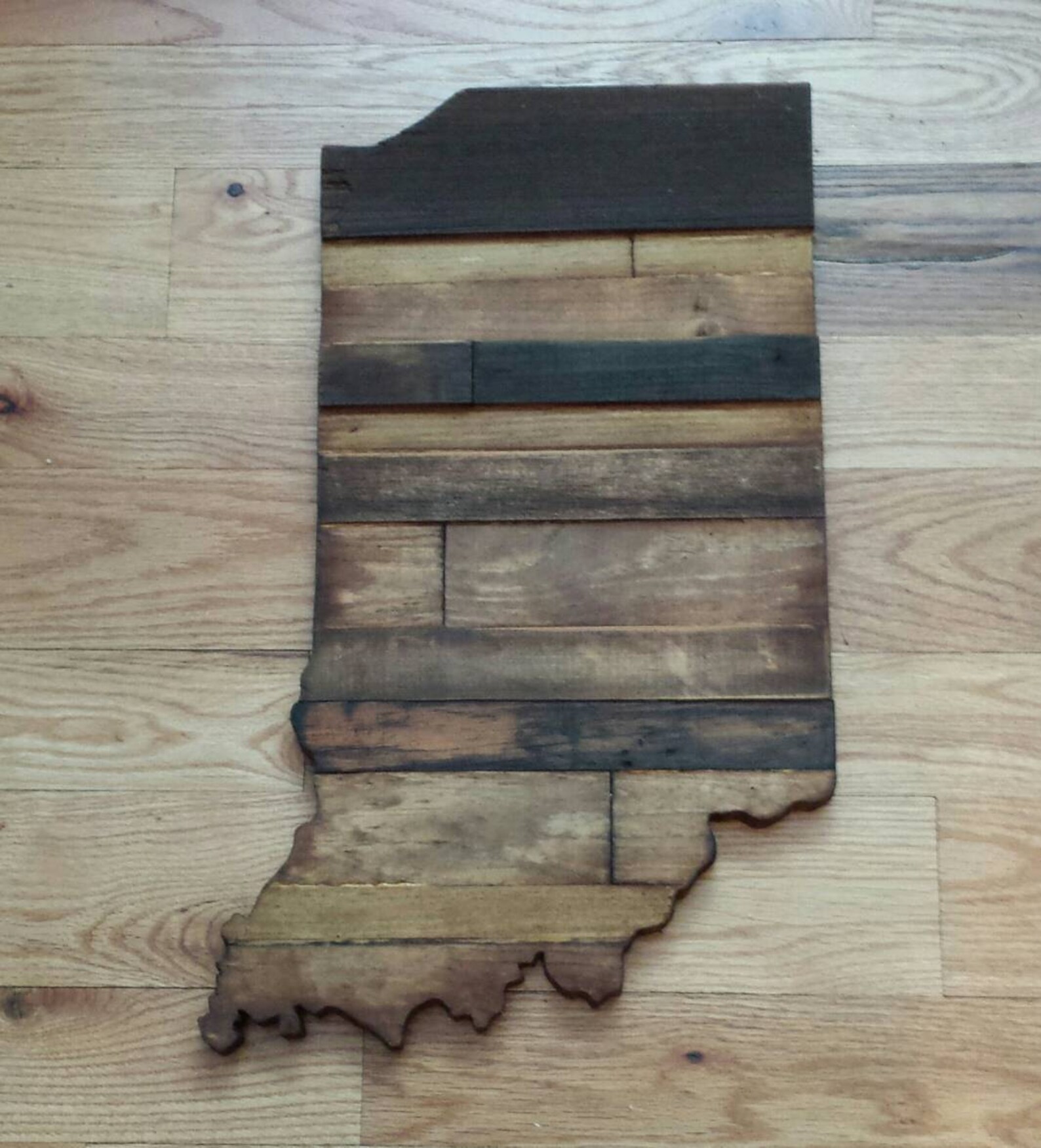 Indiana Wood Sign, Indiana Rustic Wood State Cutout, Indiana Wood Sign ...