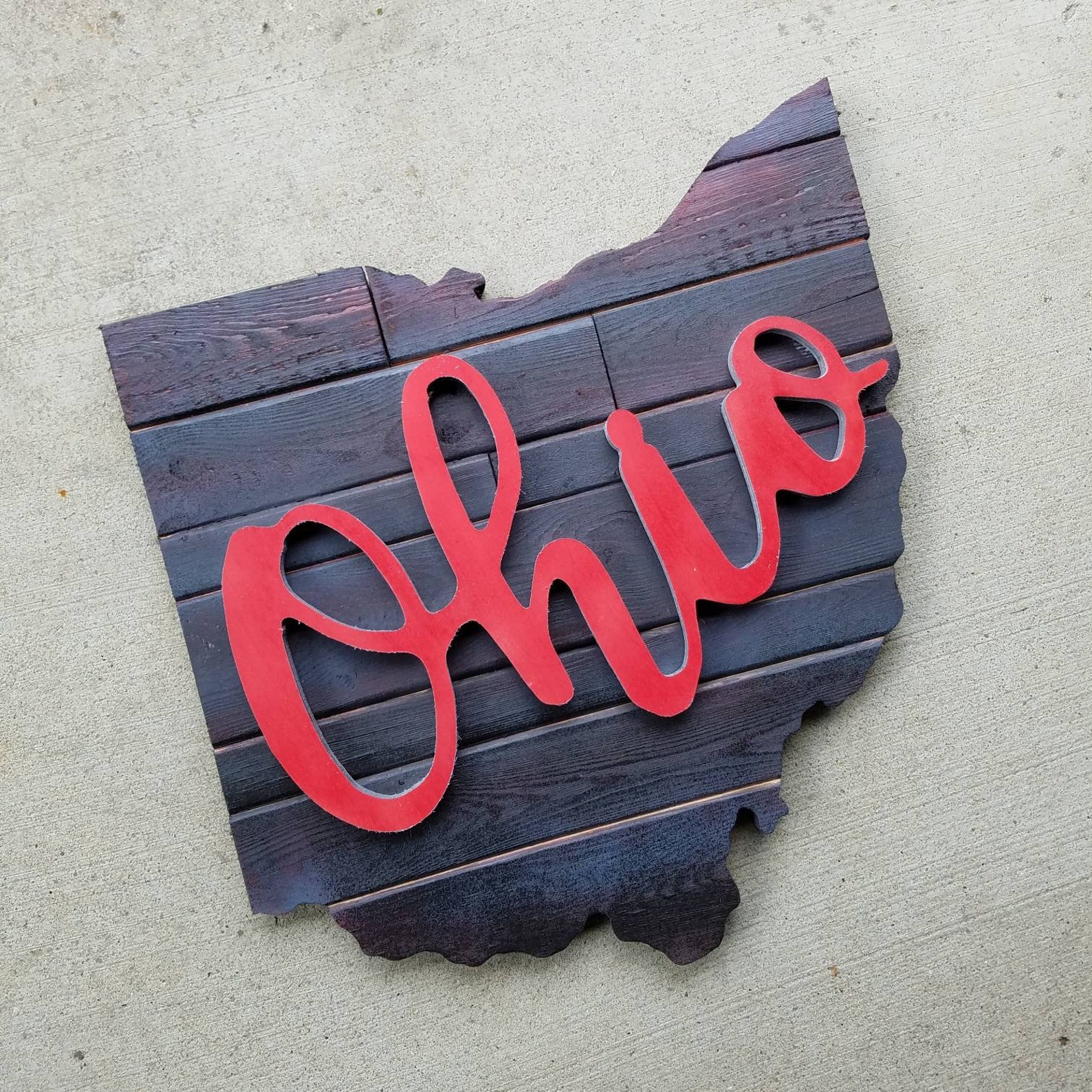 Ohio Sign Script Ohio Ohio State Ohio Wood Sign Ohio Art - Etsy