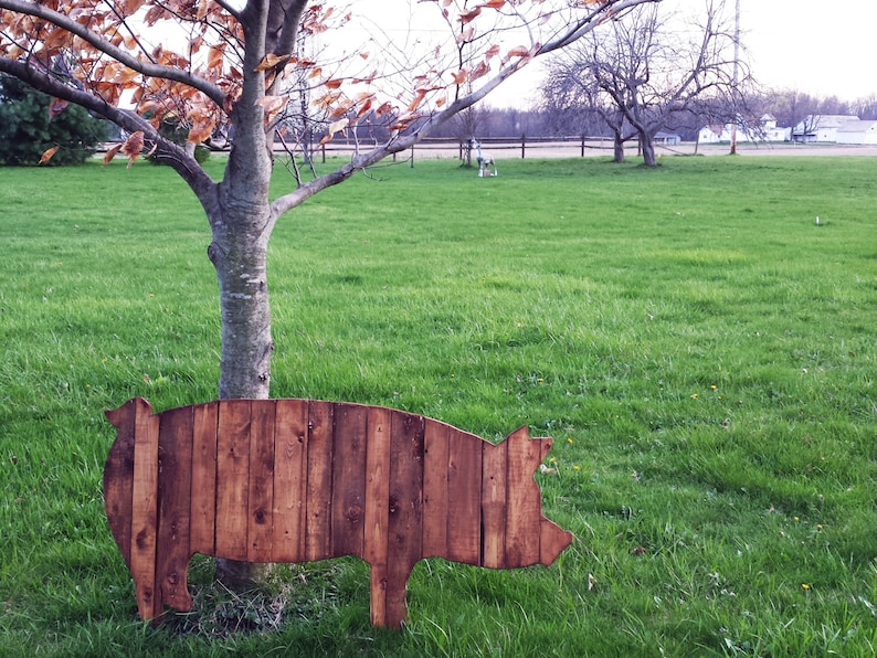 Pig Rustic Wood Cut Out, Wooden Pig Outline, Rustic Pig, Large Pig, Pig ...