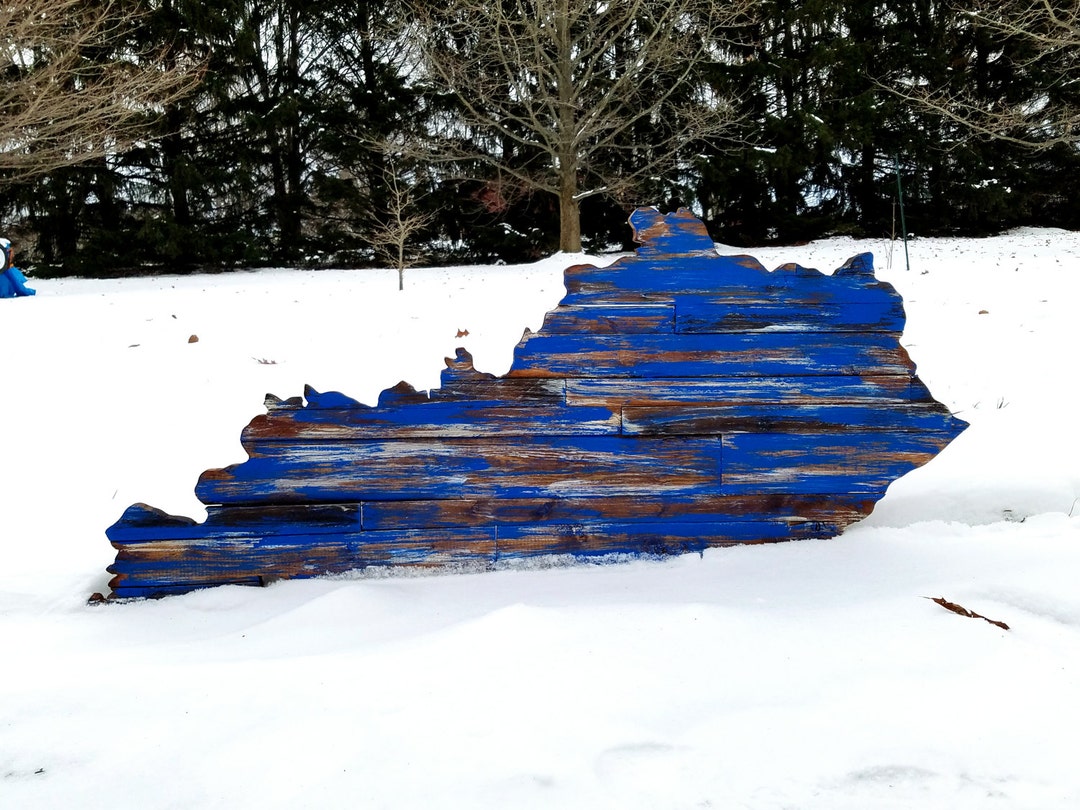 University of Kentucky Reclaimed Wood Sign. Rustic Kentucky Sign ...